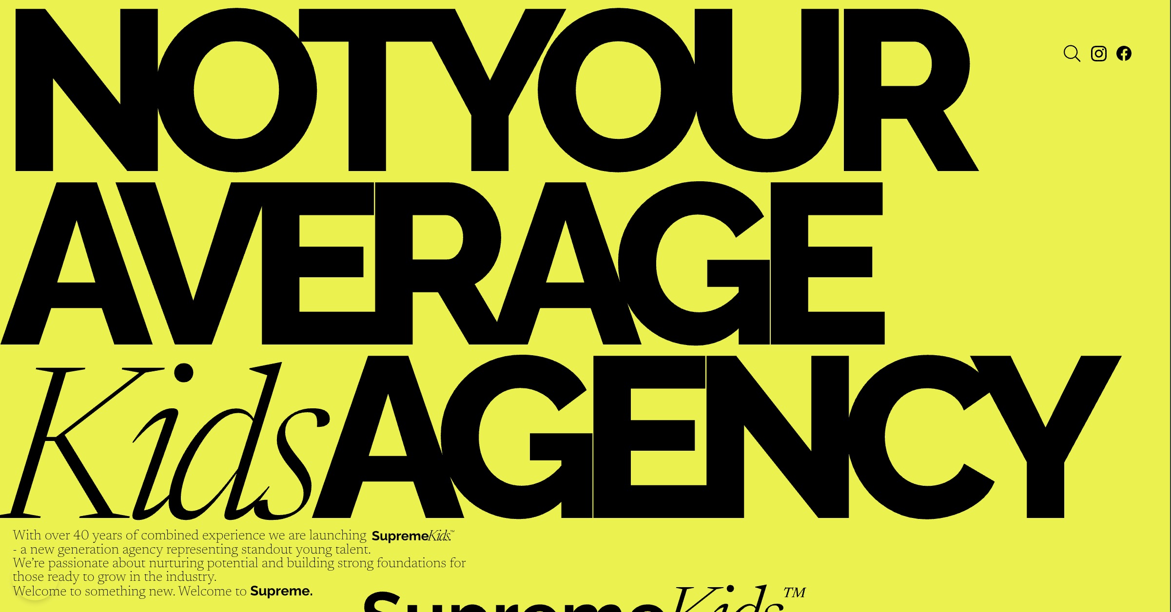 Supreme Kids - Cape Town Kids Modeling Agency